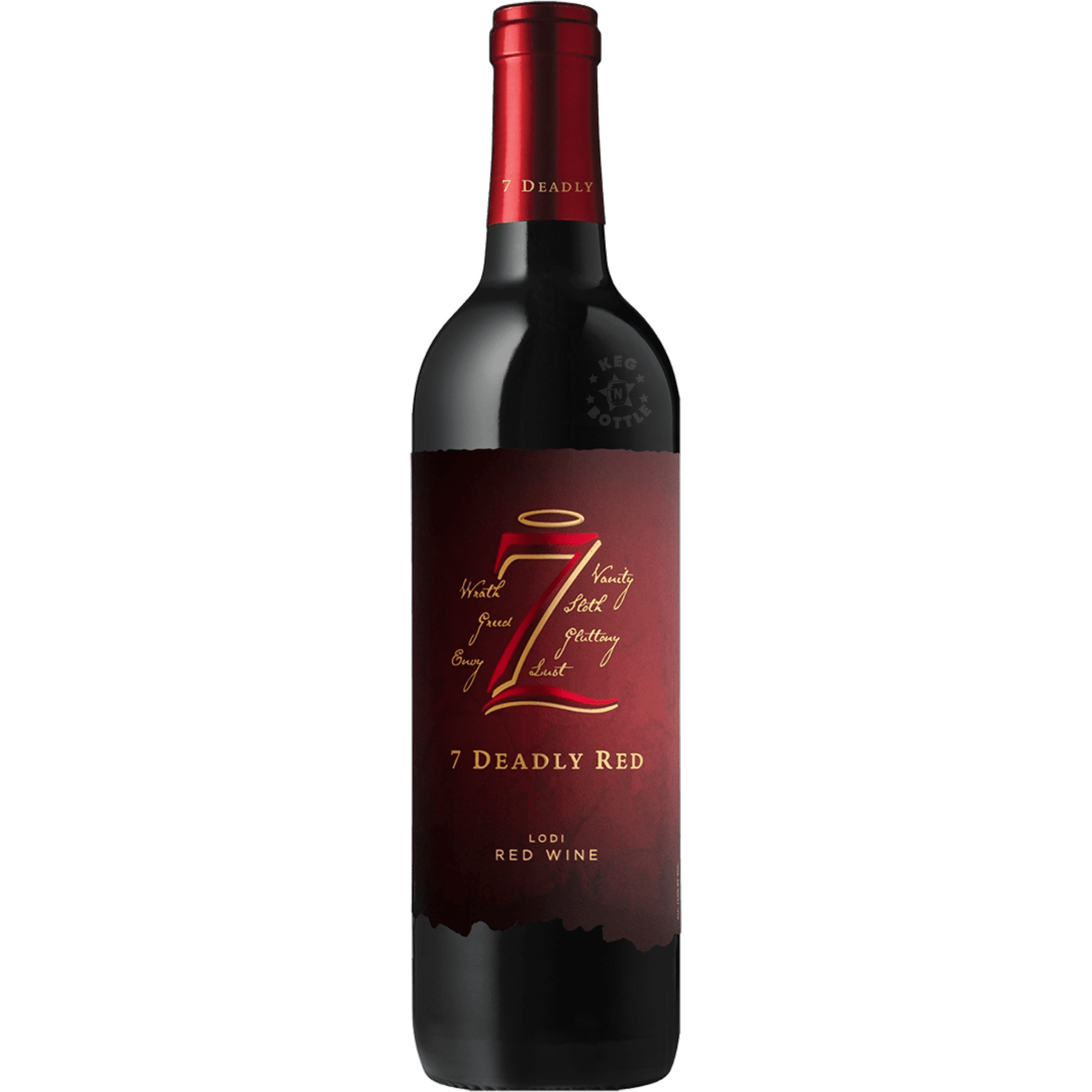 7 Deadly Red Lodi Red Wine (750 mL) | Keg N Bottle