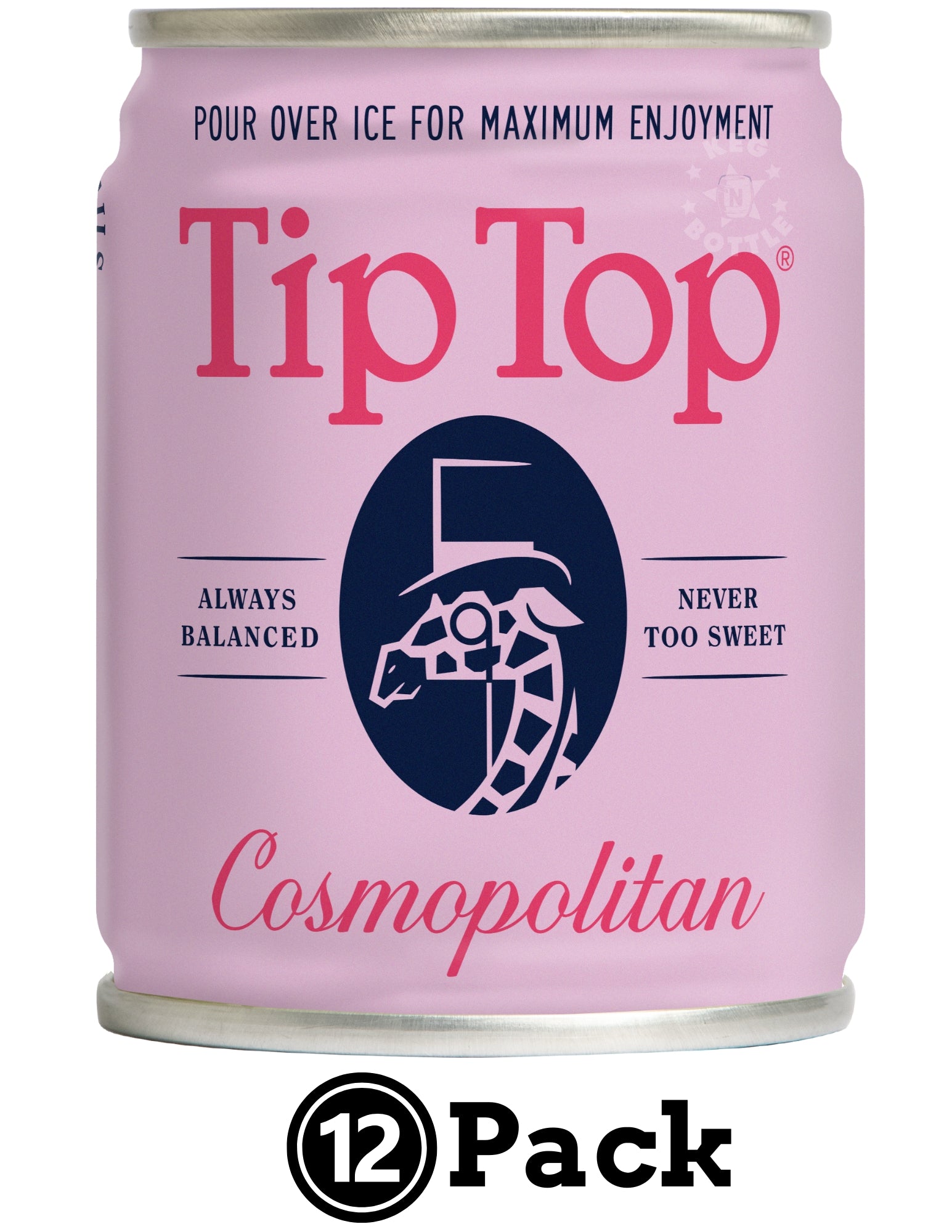 Tip Top Cosmopolitan Vodka Cocktail 12 Pack (100 ml)