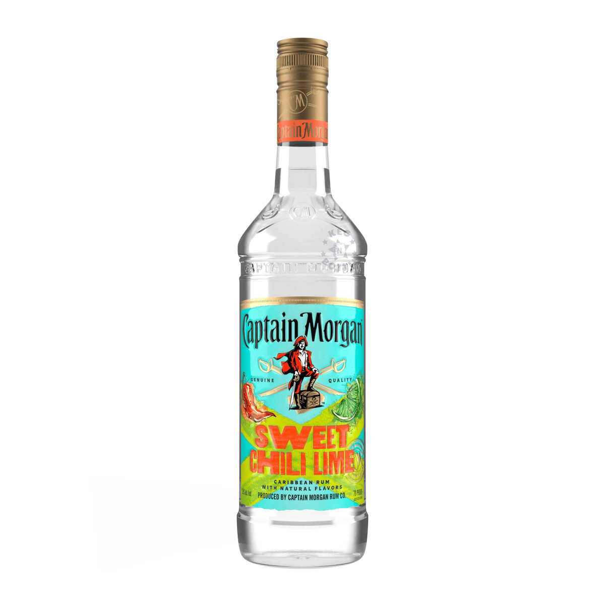 Captain Morgan Sweet Chili Lime Citrus Rum (750 ml) | Keg N Bottle
