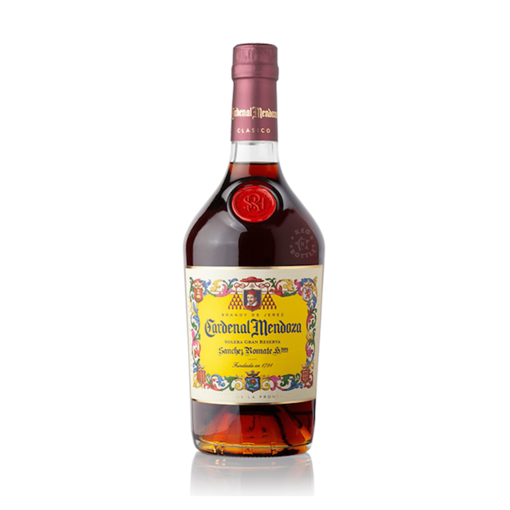 Cardenal Mendoza Solera Gran Reserva Brandy (750 ml) | Keg N Bottle