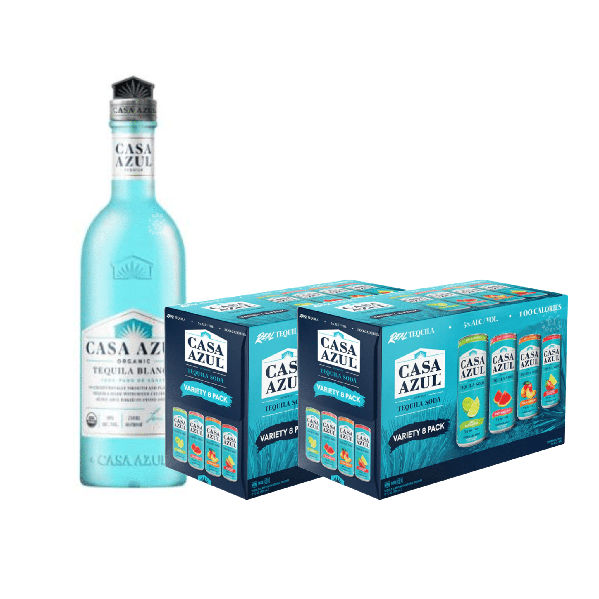 Casa Azul Blanco & 2 Tequila Soda Variety Pack $12 Instant Venmo Rebate ...