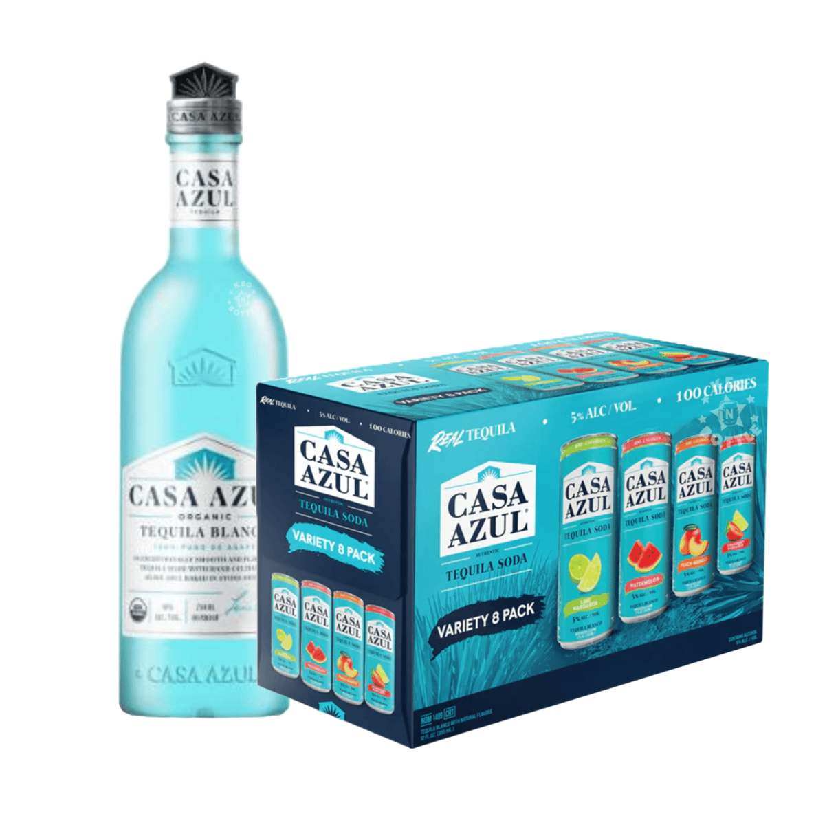 Casa Azul Blanco & Tequila Soda Variety Pack $5 Instant Venmo Rebate ...