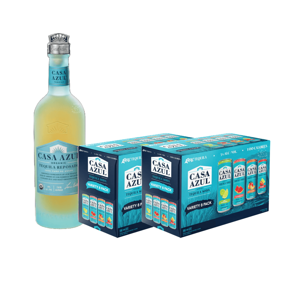 Casa Azul Reposado & 2 Tequila Soda Variety Pack $12 Instant Venmo ...