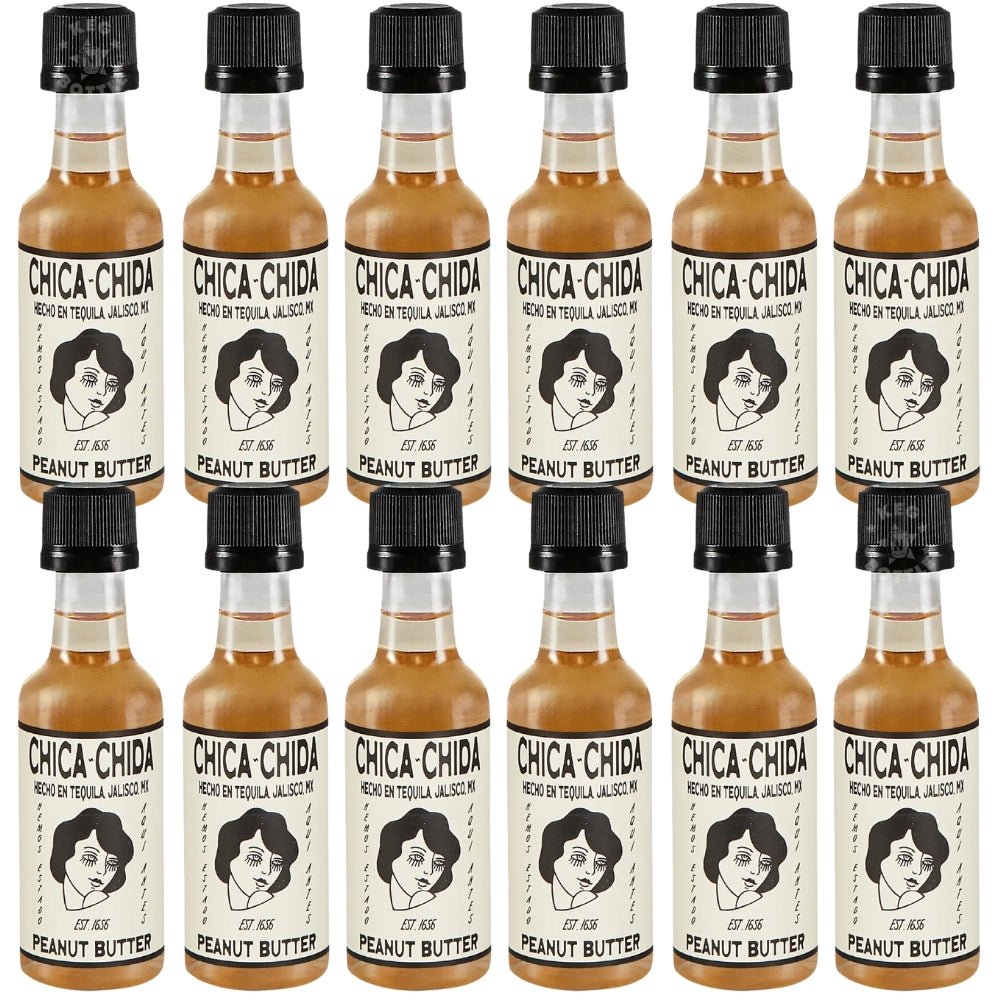 Chica Chida Peanut Butter Tequila - 12 Pack (12x50 ml) | Keg N Bottle