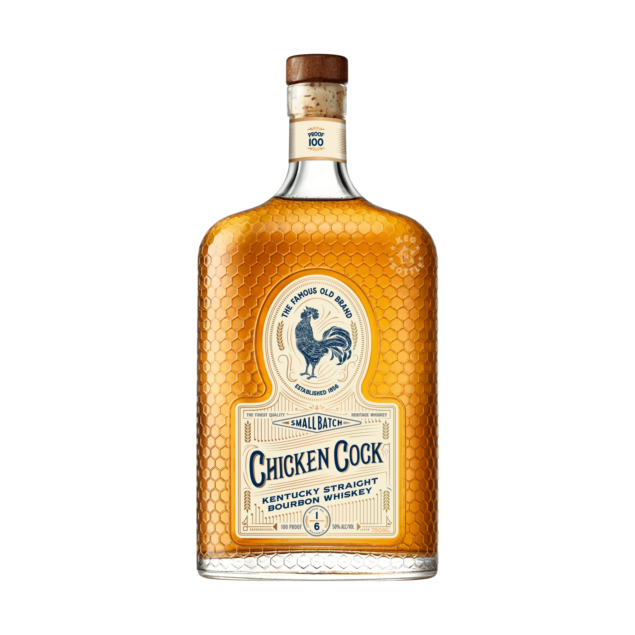 Chicken Cock Kentucky Straight Small Batch Bourbon Whiskey (750 ml ...