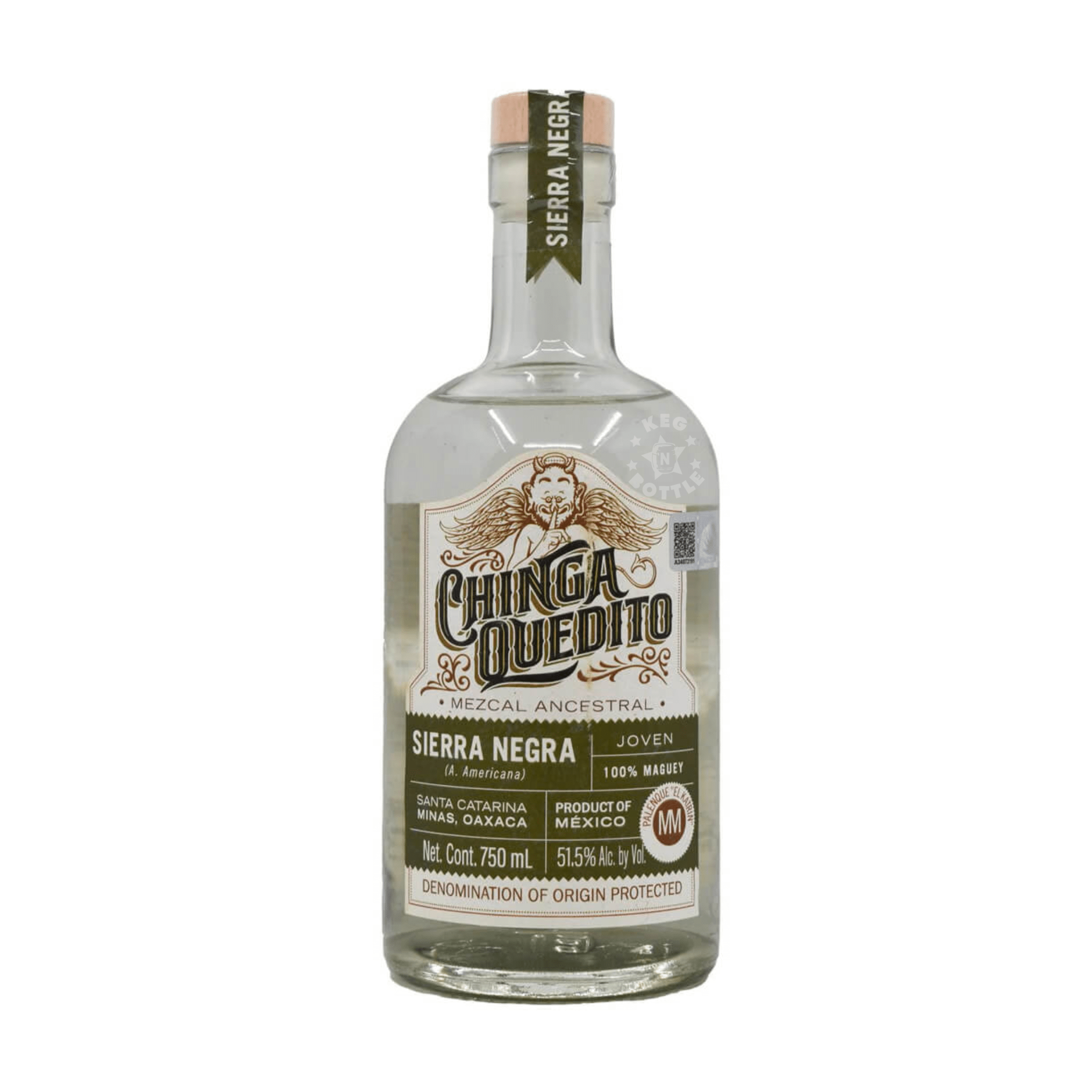 Chinga Quedito Sierra Negra Mezcal (750 ml) | Keg N Bottle
