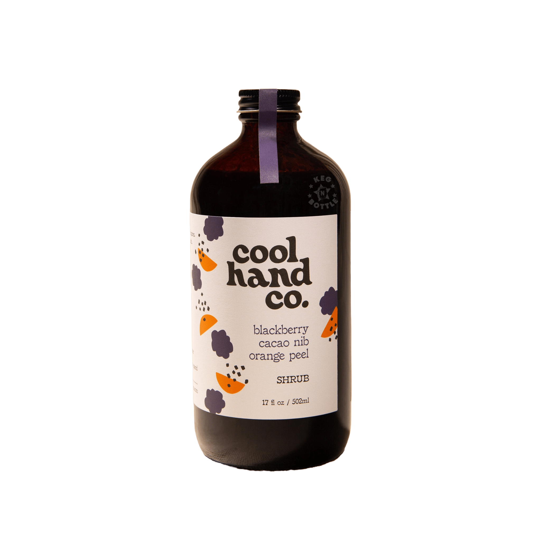 Cool Hand Co. Blackberry/Cacao/Orange Shrub (17 oz) | Keg N Bottle