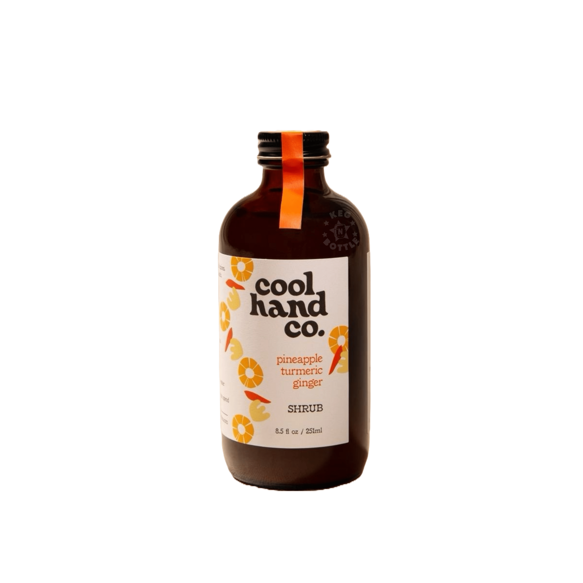 Cool Hand Co. Pineapple/Tumeric/Ginger Shrub (8.5 oz) | Keg N Bottle