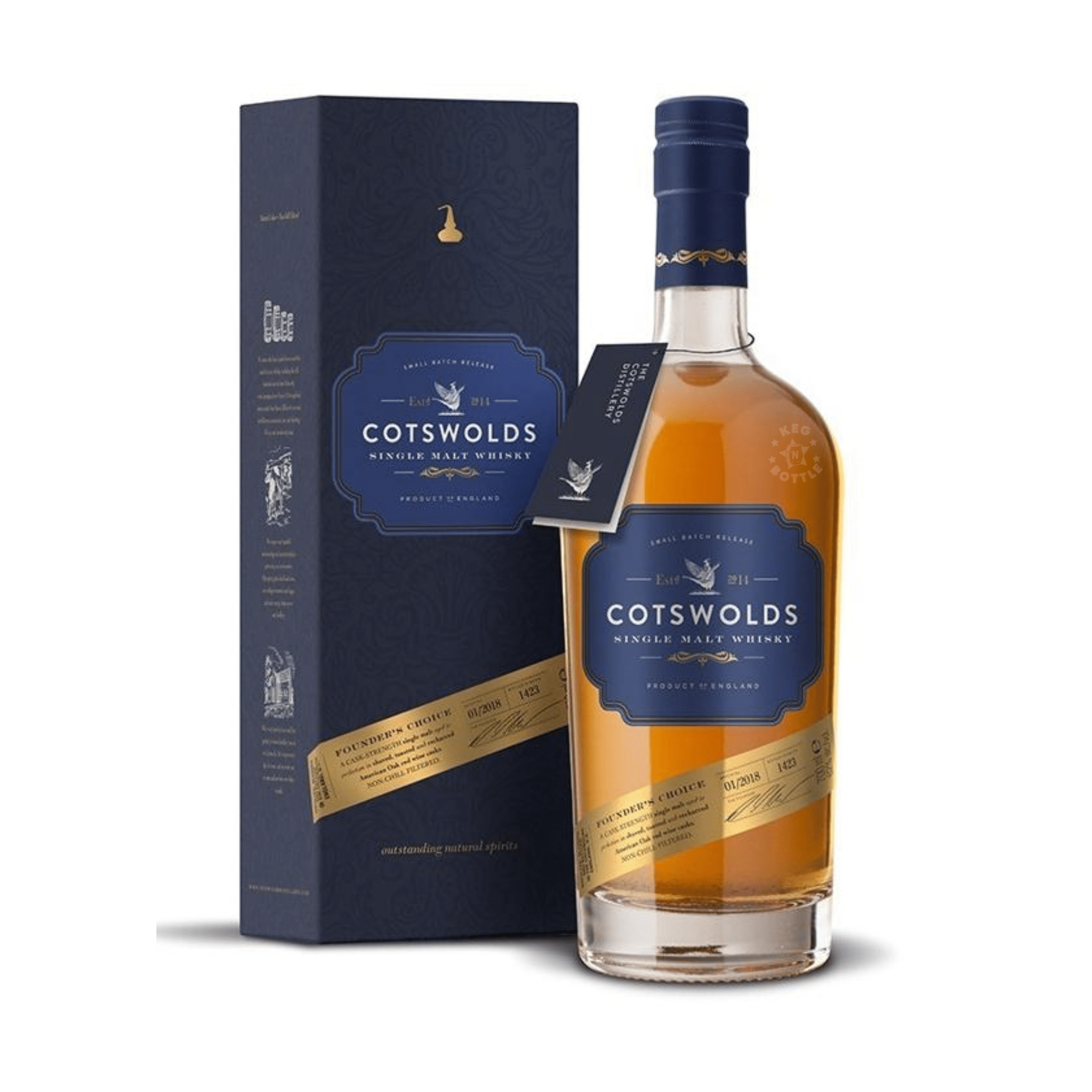 Cotswolds Founders's Choice Cask Strength Batch #960 Single Malt Whisky ...