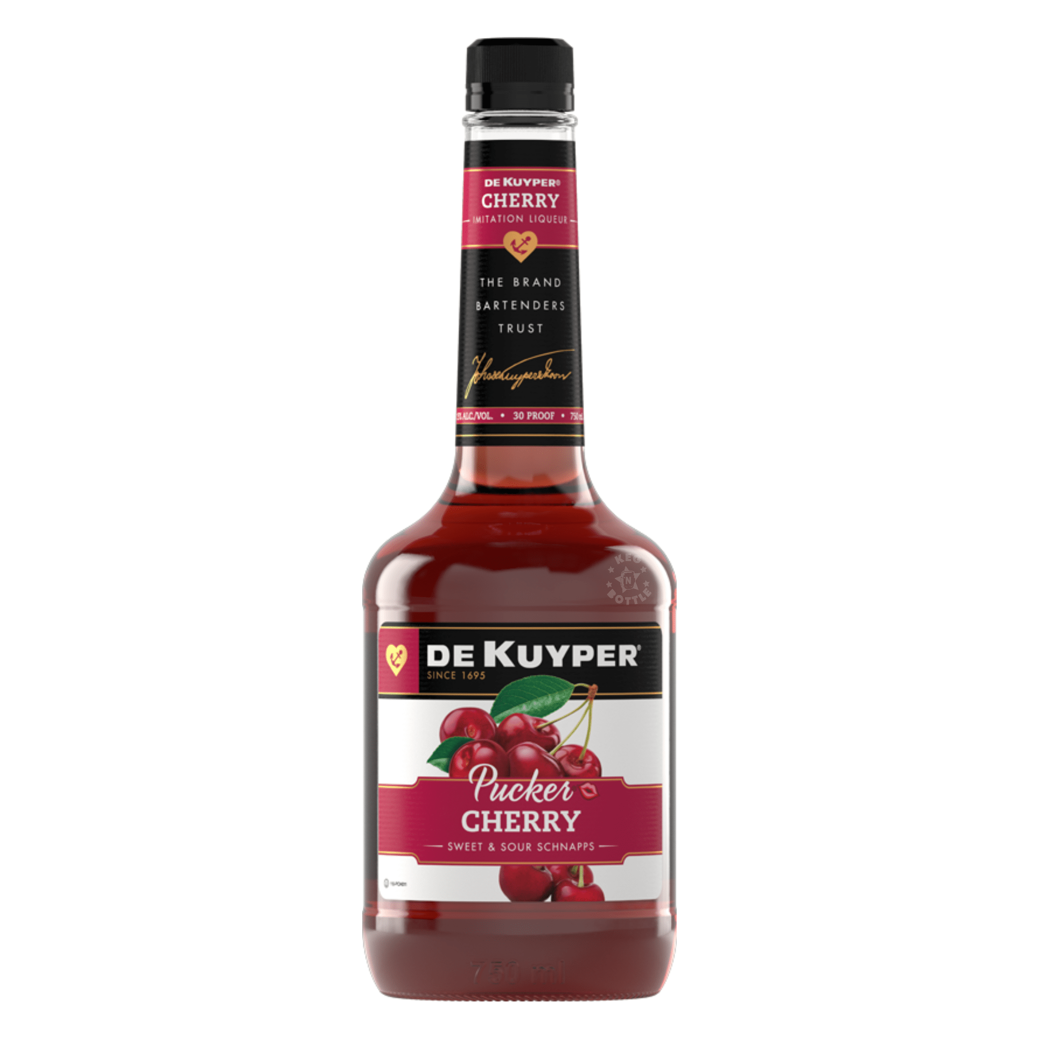 Dekuyper Pucker Cherry Schnapps (1 L) | Keg N Bottle