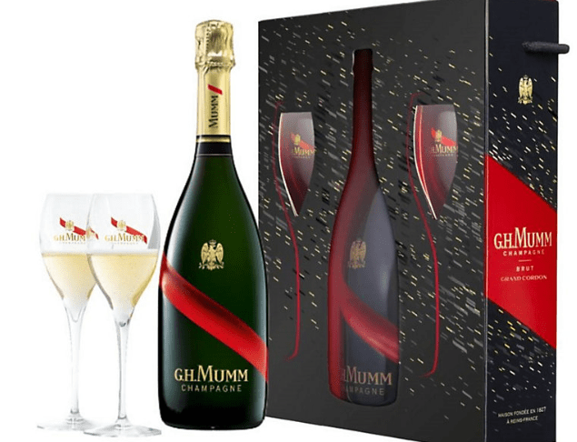 G.H. Mumm 2 Flute Champagne Gift Set (750 ml) | Keg N Bottle