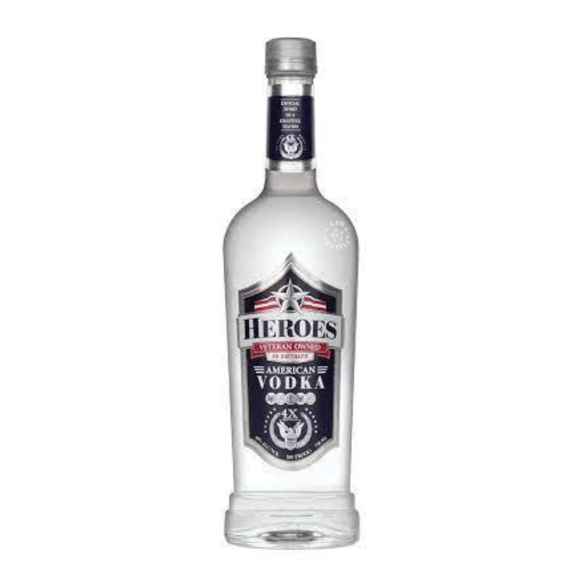 Heroes Vodka (750 ml) | Keg N Bottle