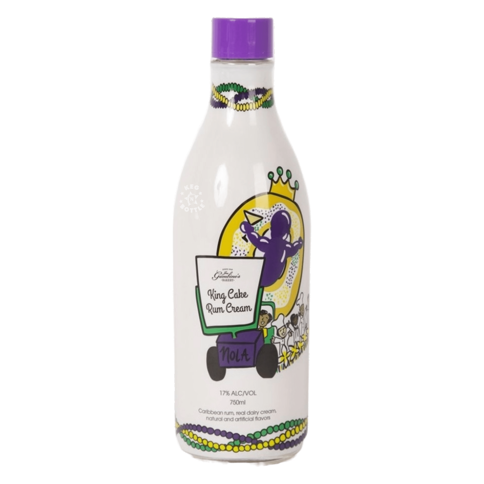 Joe Gambino's King Cake Rum Cream (750 ml) | Keg N Bottle