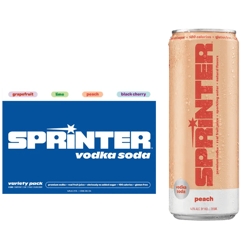 Kylie Jenner's Sprinter Vodka Soda Variety Pack (8pk) | Keg N Bottle