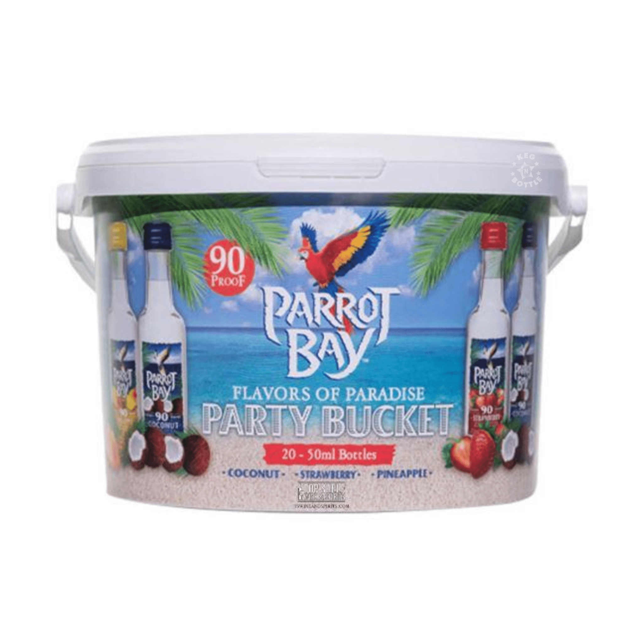 Parrot Bay Rum Party Bucket (20 x 50ml) | Keg N Bottle