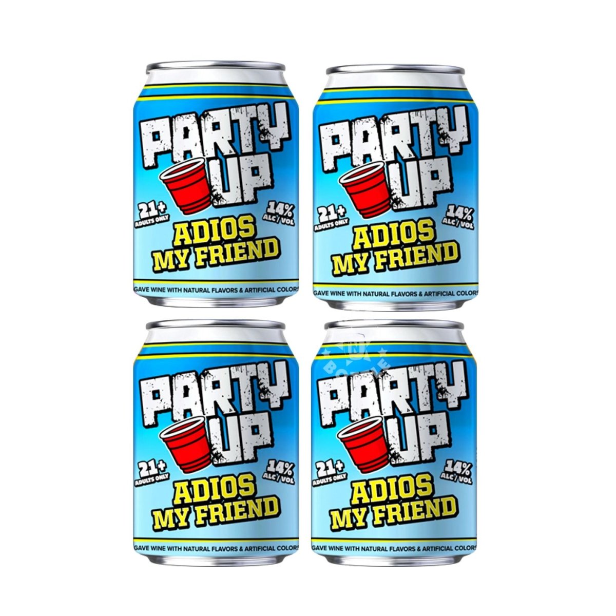 Party Up Adios My Friend Wine-Based Cocktail (4 Pack) | Keg N Bottle