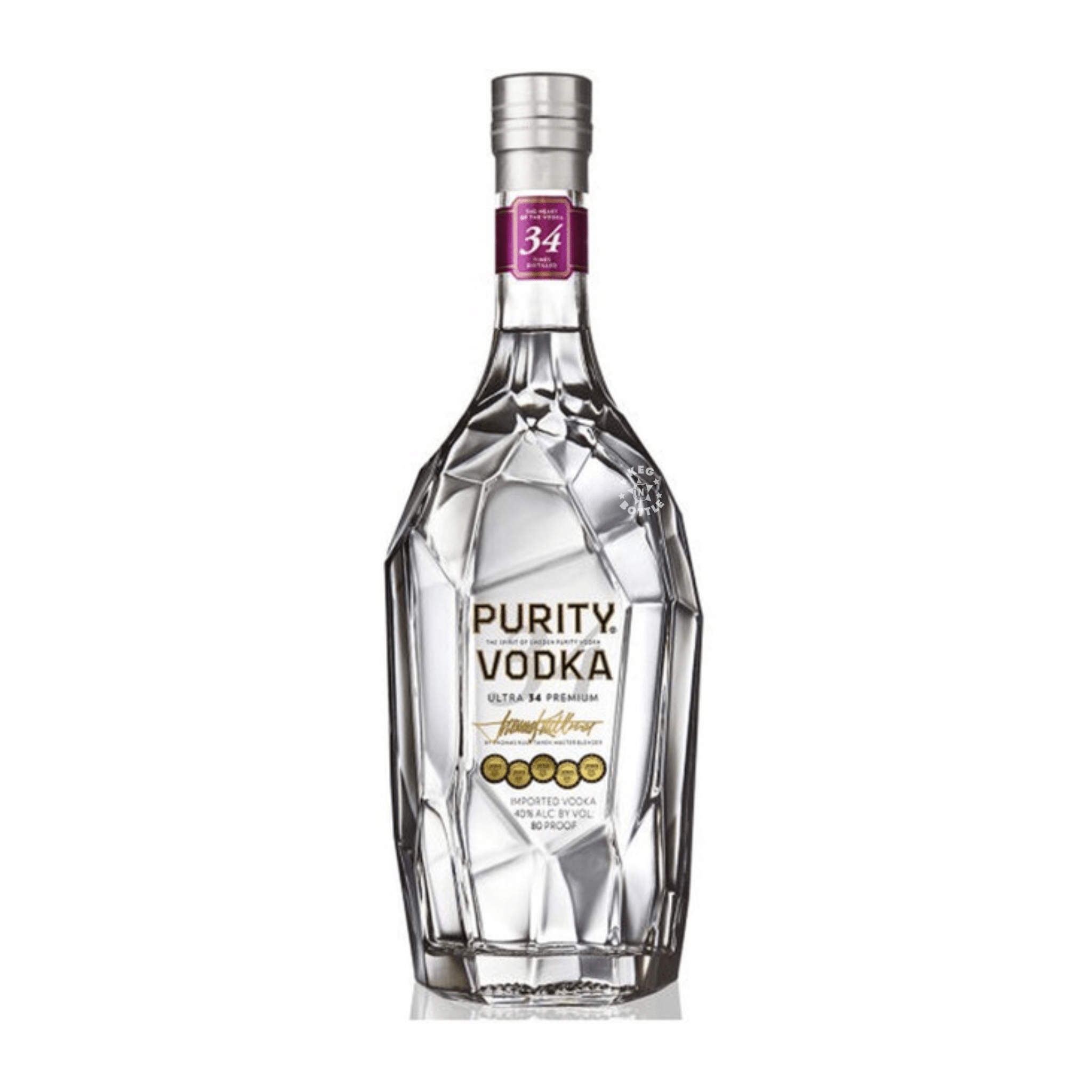 Purity Vodka 34 (750 ml) | Keg N Bottle