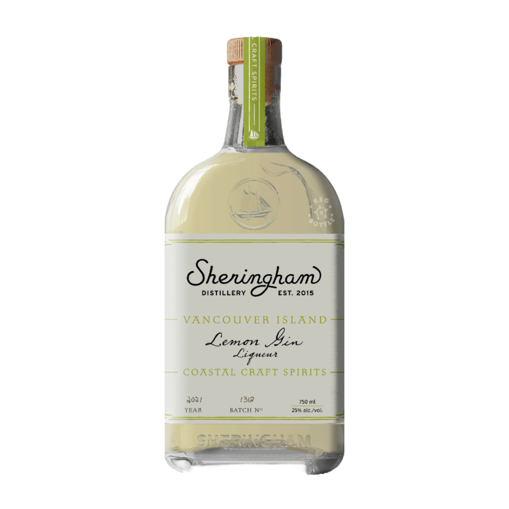 Sheringham Distillery Fresh Lemon Liqueur (750 ml) | Keg N Bottle