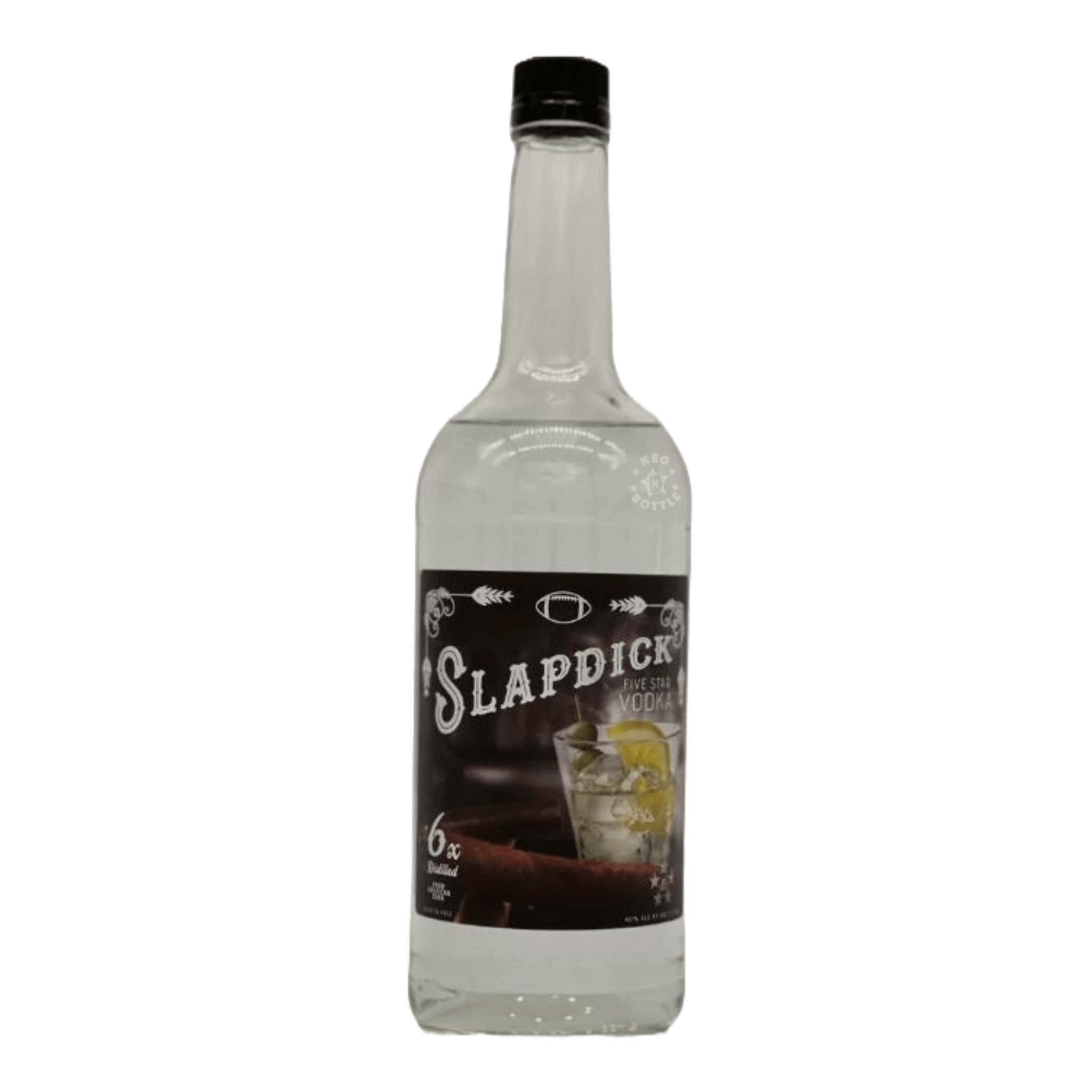 Slapdick Coach Jason Brown's Five Star Vodka 6x Distilled (1 L) | Keg N ...