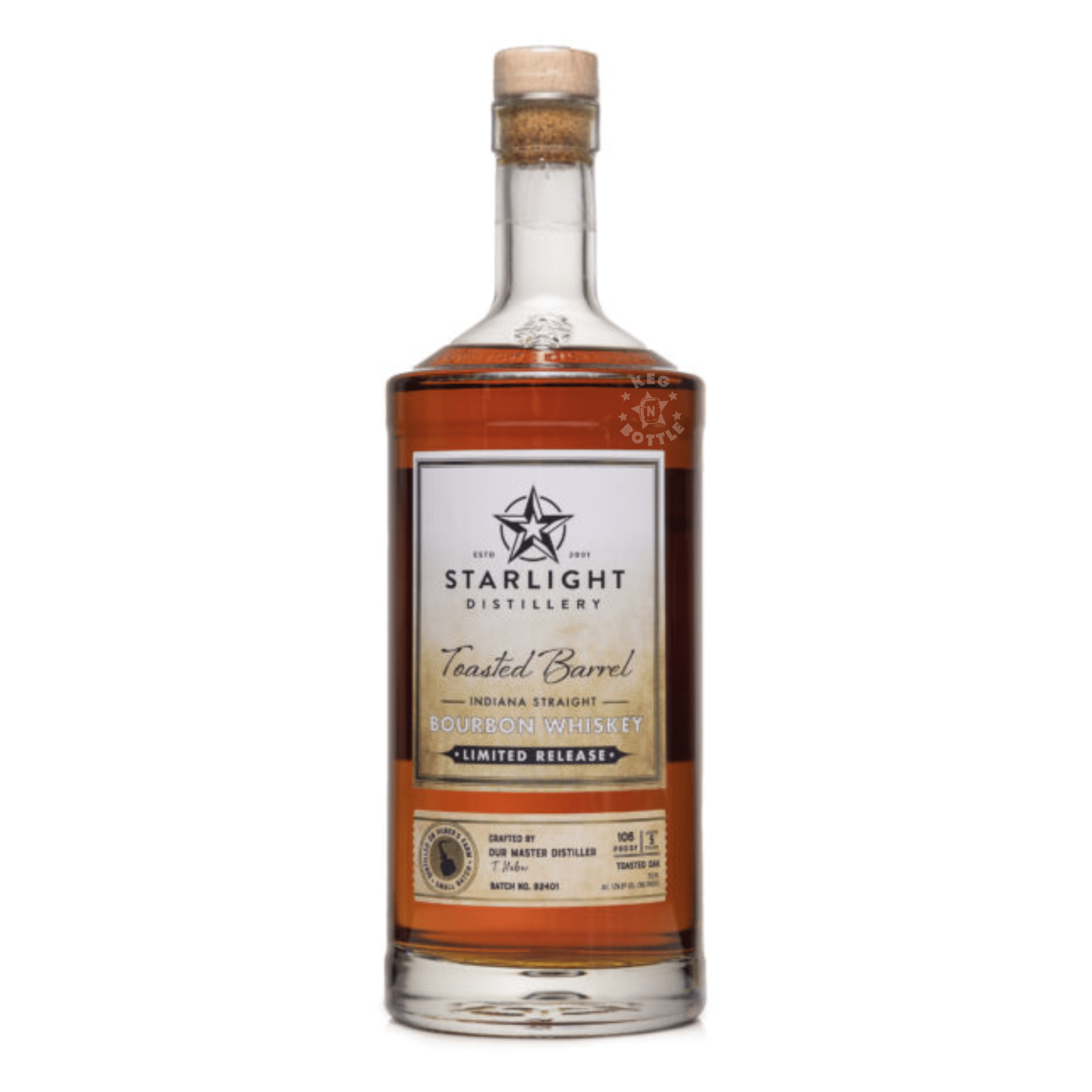 Starlight Carl T. Hubert Toasted Barrel Bourbon Whiskey (750 ml) | Keg ...