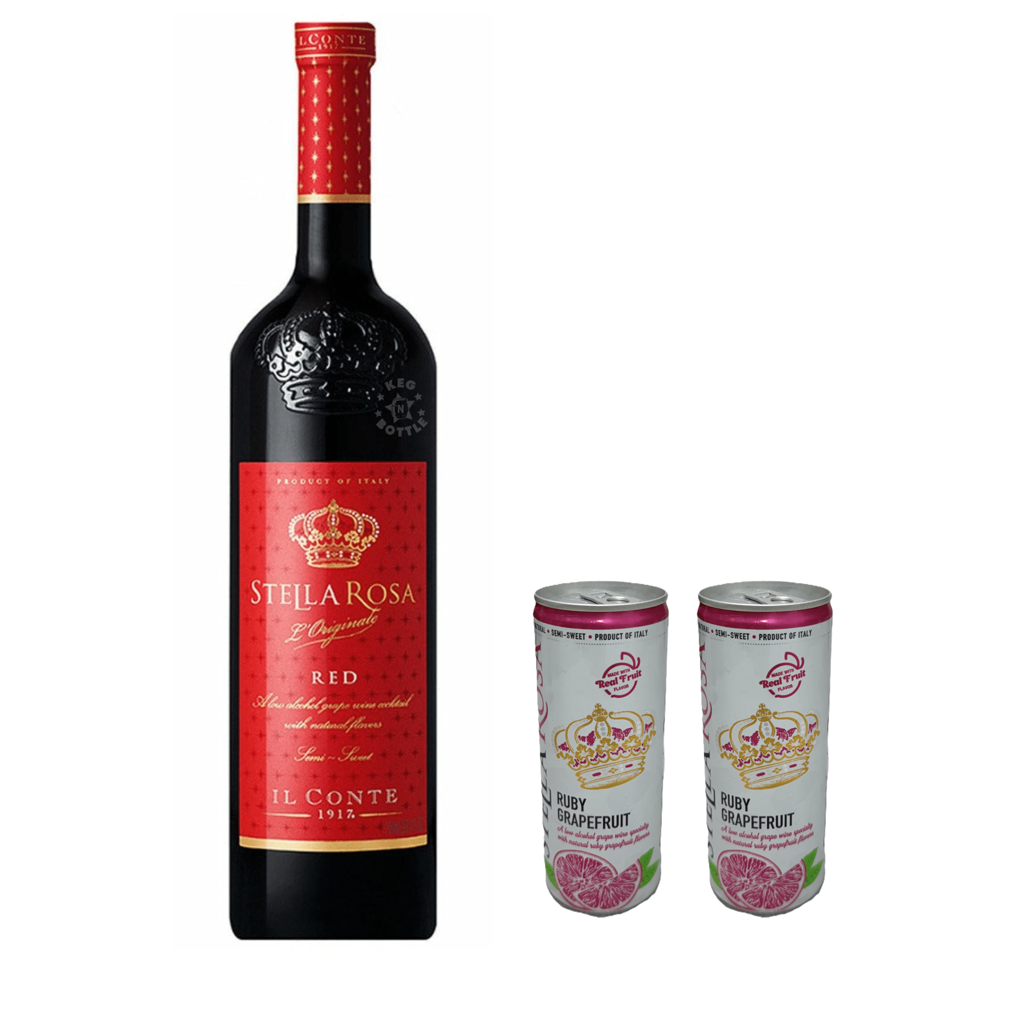 Stella Rosa Red & 2 Ruby Grapefruit Cans Combo Pack | Keg N Bottle