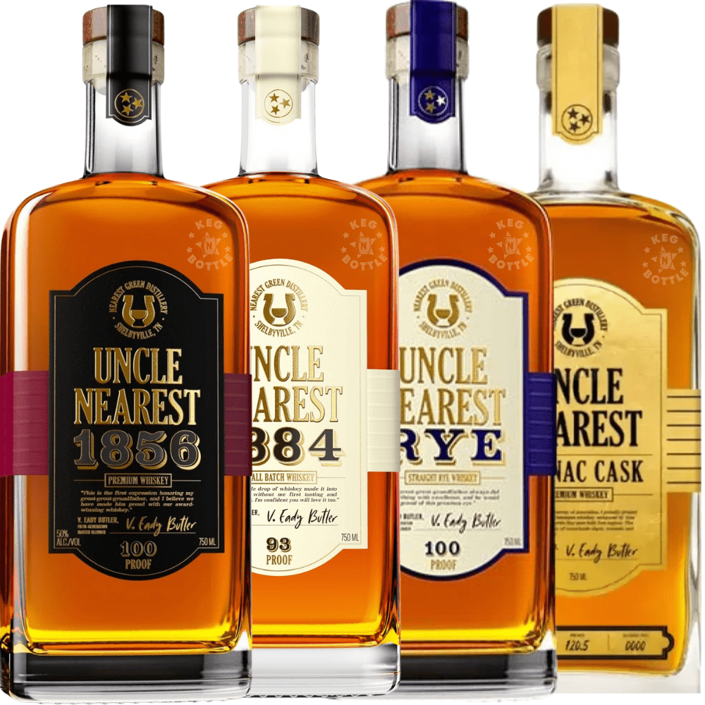 Uncle Nearest Premium Whiskey 4-Bottle Collection – (4 x 750 ml) | Keg ...