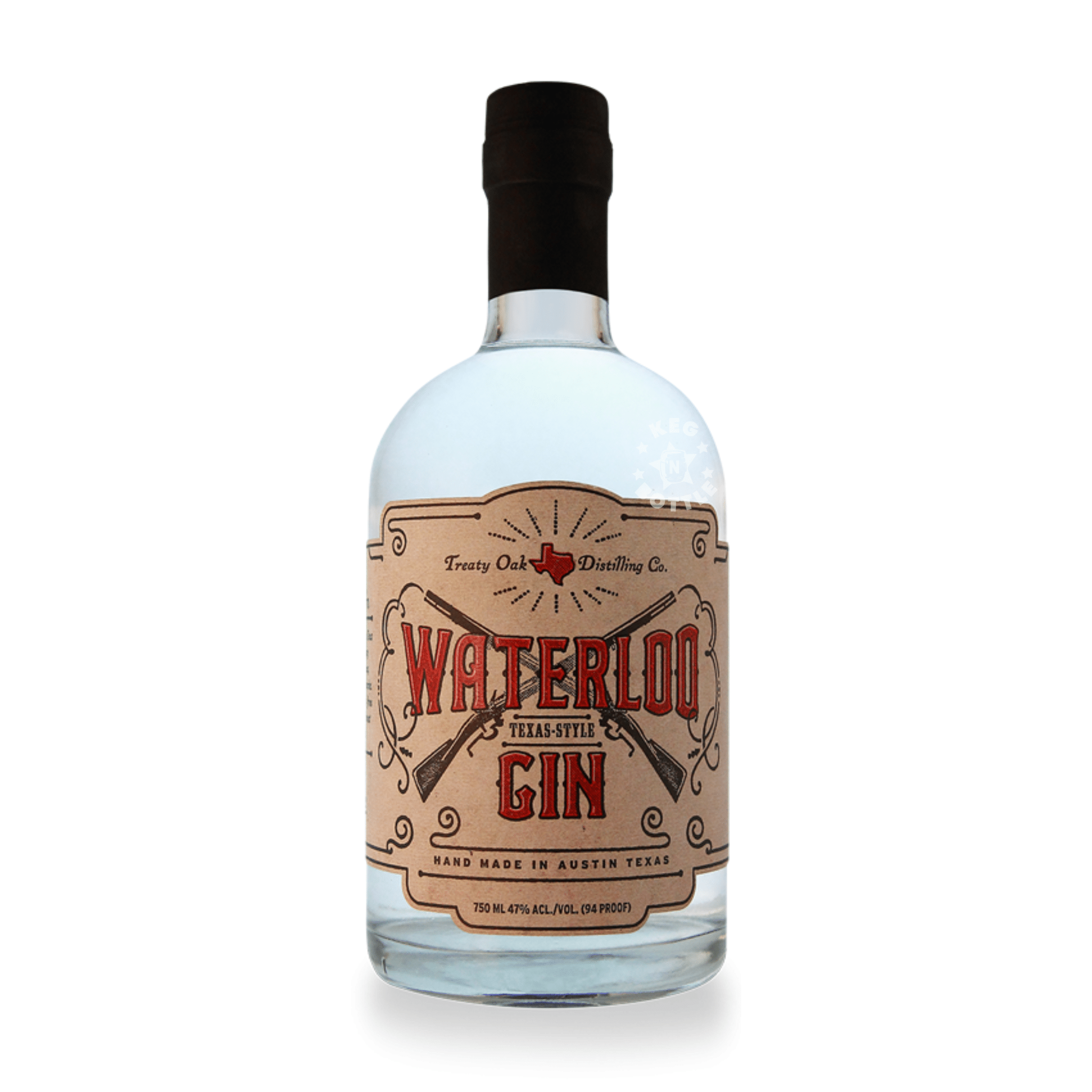 Waterloo Texas Style Gin (750 ml) | Keg N Bottle