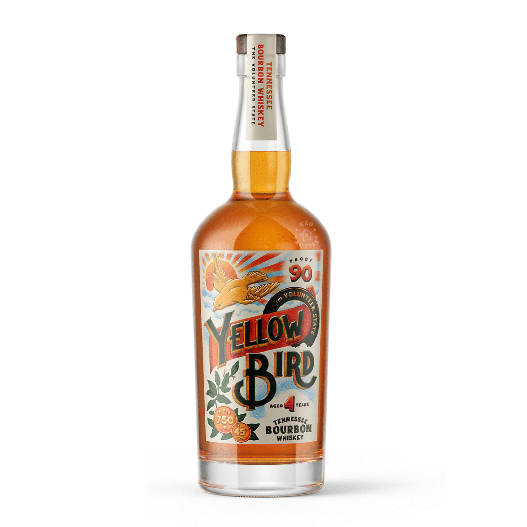 Yellow Bird Tennessee Bourbon Whiskey (750 ml) | Keg N Bottle