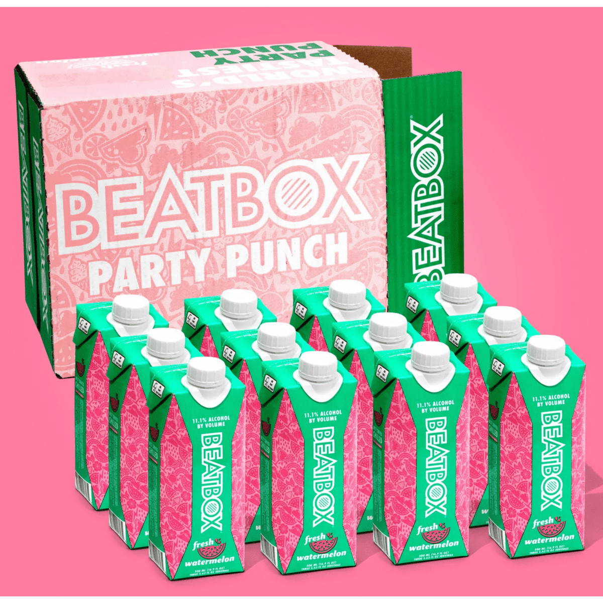 Beat Box Fresh Watermelon (12pk x 500mL) | Keg N Bottle