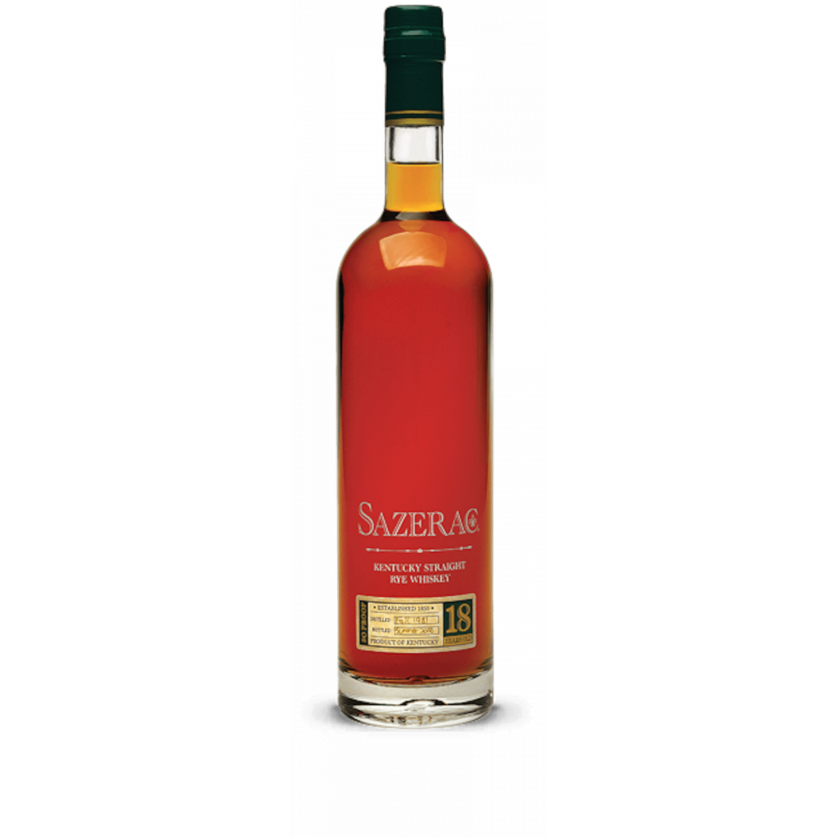 Buffalo Trace Antique Collection Sazerac Rye 18 Year (750 ml) | Keg N ...