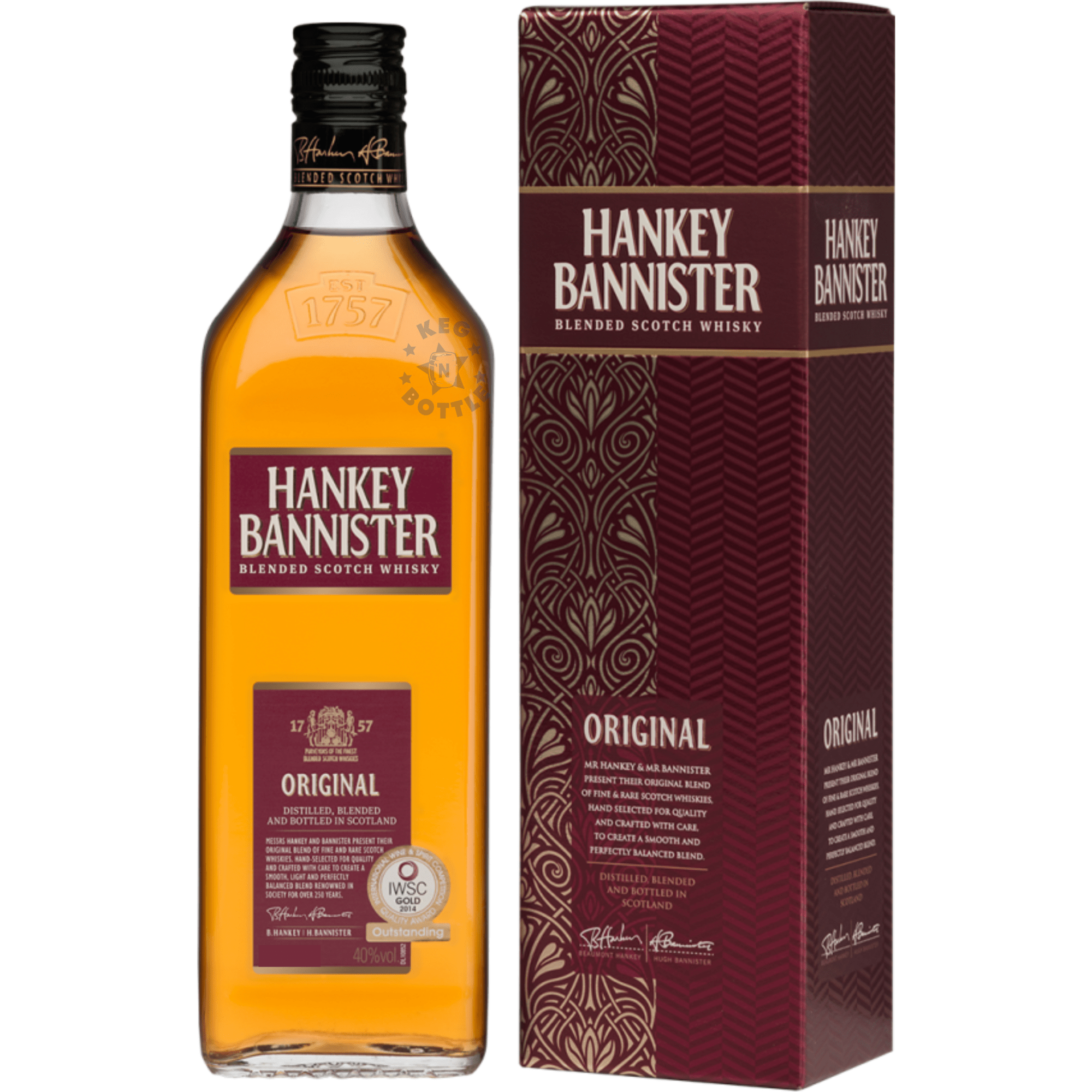 Hankey Bannister Blended Scotch Whisky (1.75 L) | Keg N Bottle