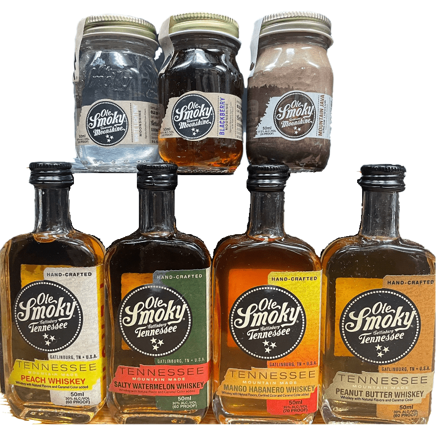 Ole Smoky Miniatures Combo Pack (7 x 50 ml) | Keg N Bottle