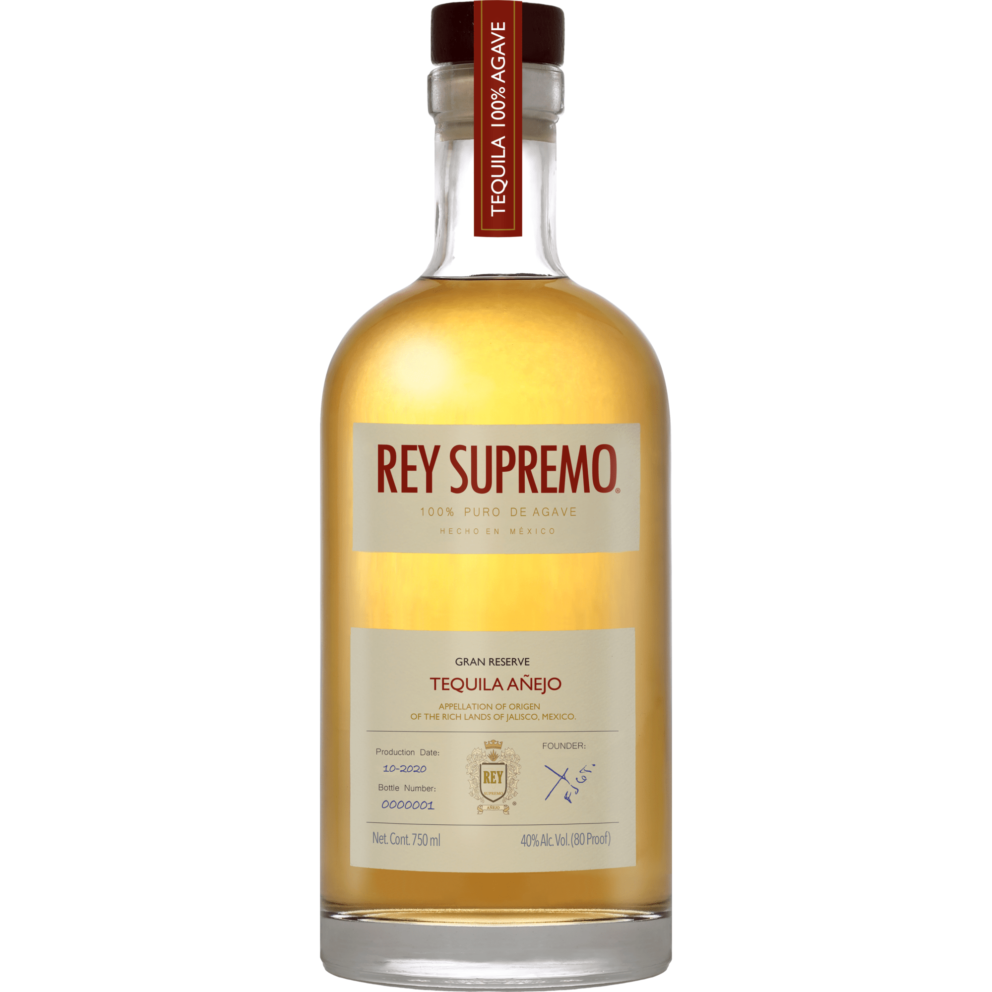 Rey Supremo Tequila Anejo (750 ml) | Keg N Bottle