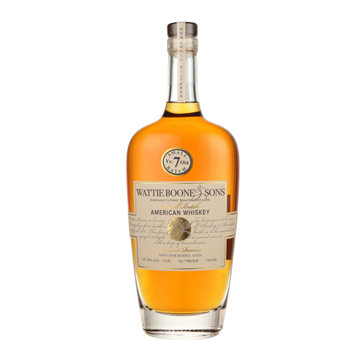 Wattie Boone & Sons 7 Year Small Batch American Whiskey (750 ml) | Keg ...